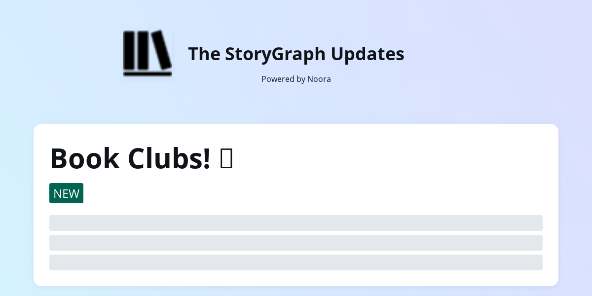 Book Clubs! 📚 | The StoryGraph