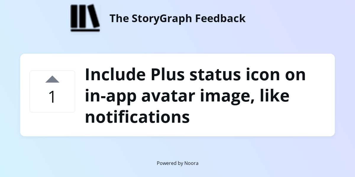 Include Plus status icon on in-app avatar image, like notifications ...
